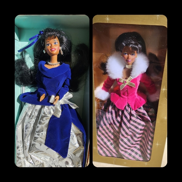 Barbie | Toys | Lot 2 Barbies Avon Winter Rhapsody Avon Winter Velvet ...